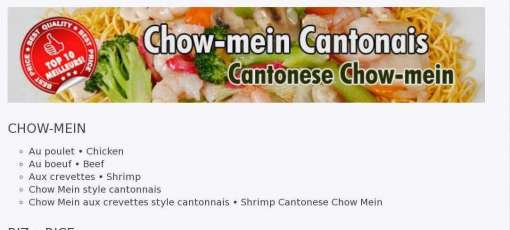 Menu for New Verdun Restaurant in Verdun, QC | Sirved