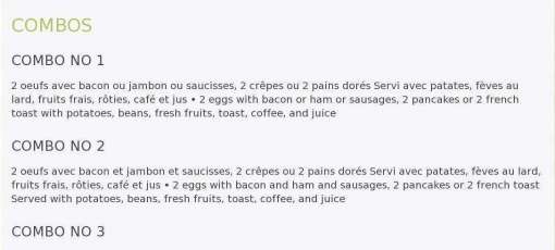 Menu for New Verdun Restaurant in Verdun, QC | Sirved
