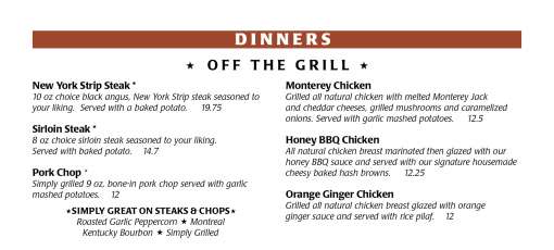 Menu for Grinders Above & Beyond of Hartville in Hartville, OH | Sirved