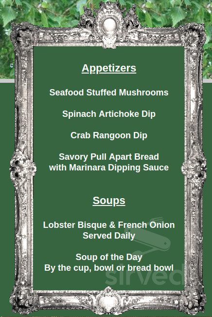 Menu for Garden Gate Tea Room in Granite City, IL | Sirved