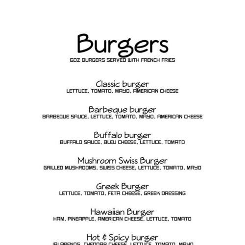 Cousin's Pizza & Subs menu in Mansfield, Massachusetts, USA