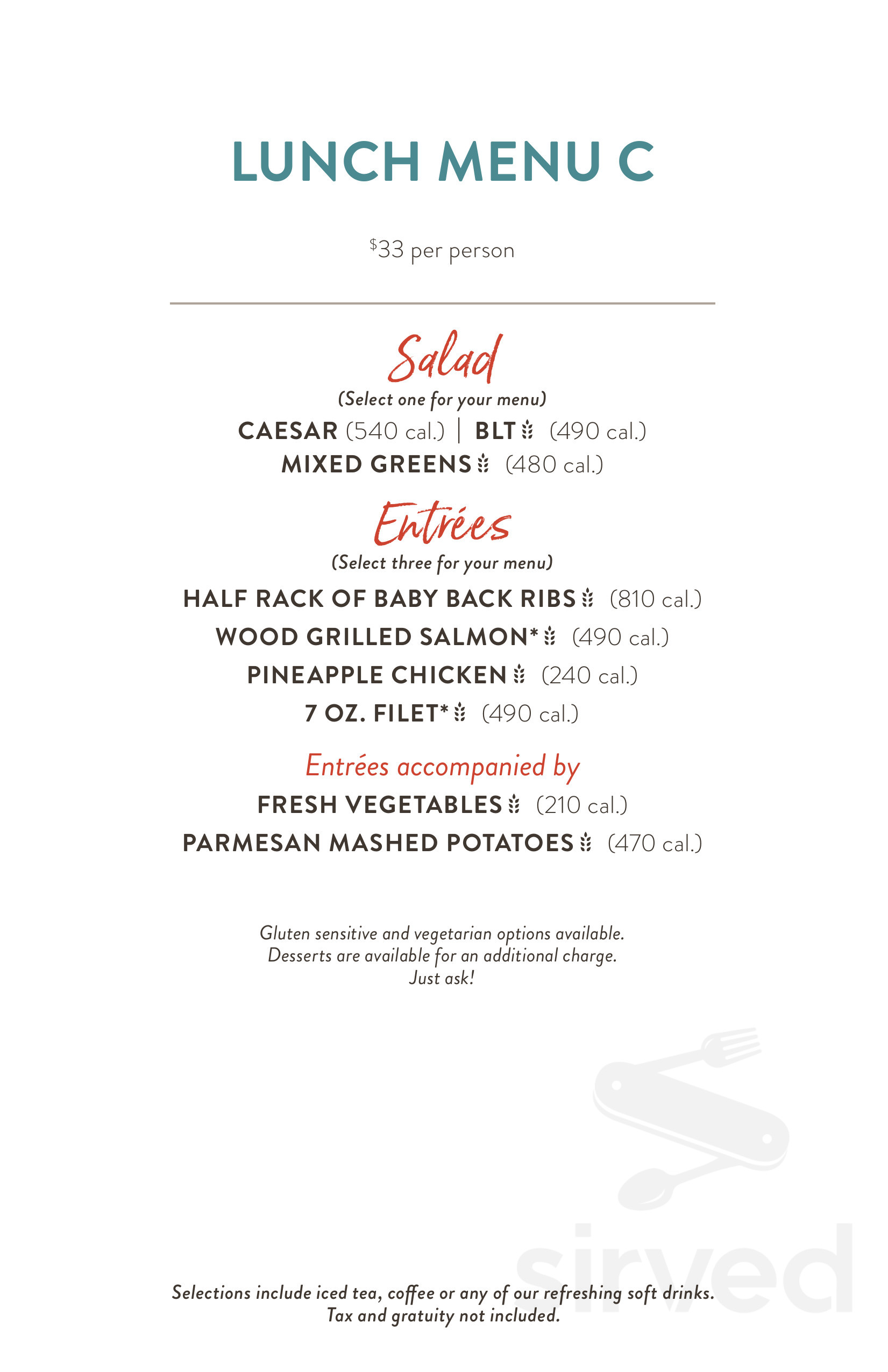 Firebirds Wood Fired Grill menu in Oklahoma City, Oklahoma, USA