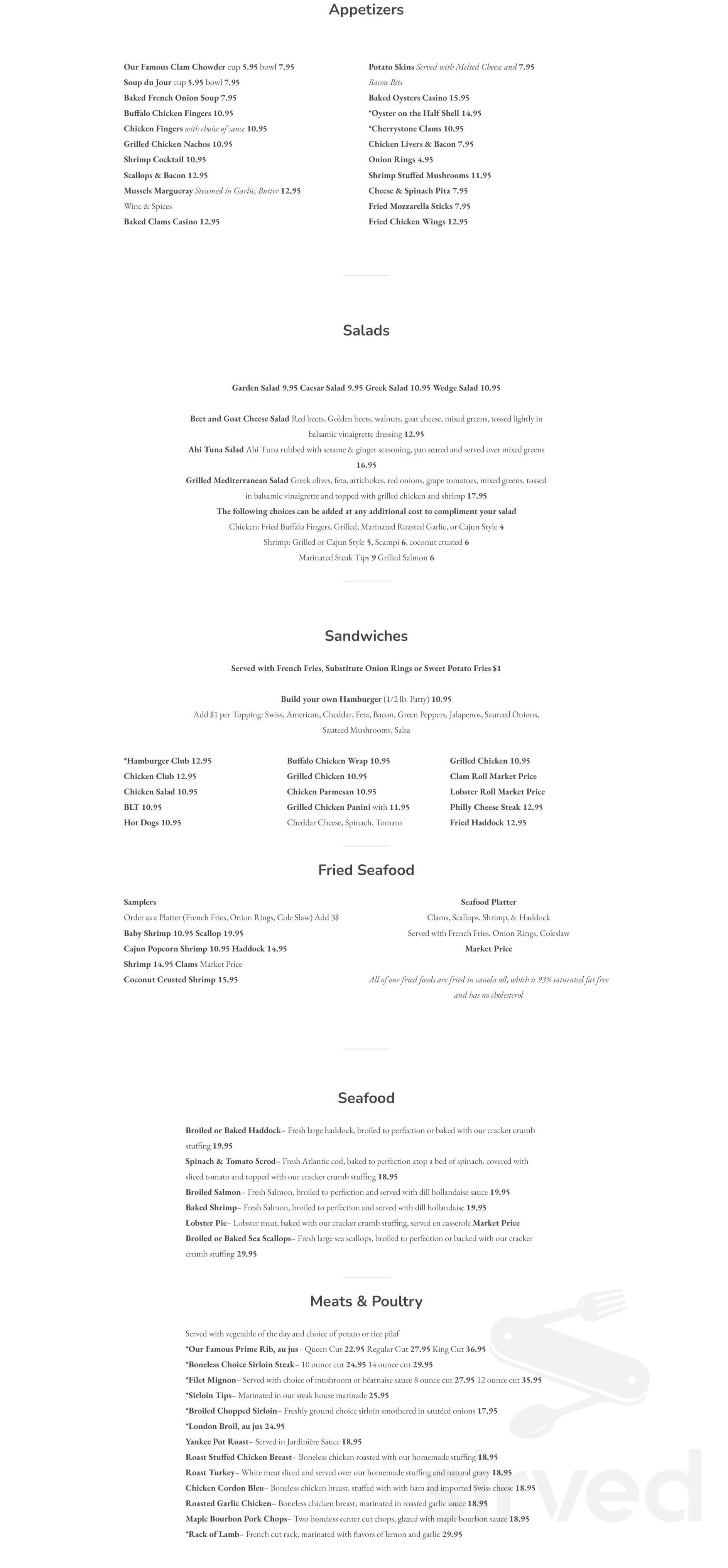 Epicurean Shoppe menu in Peabody, Massachusetts, USA