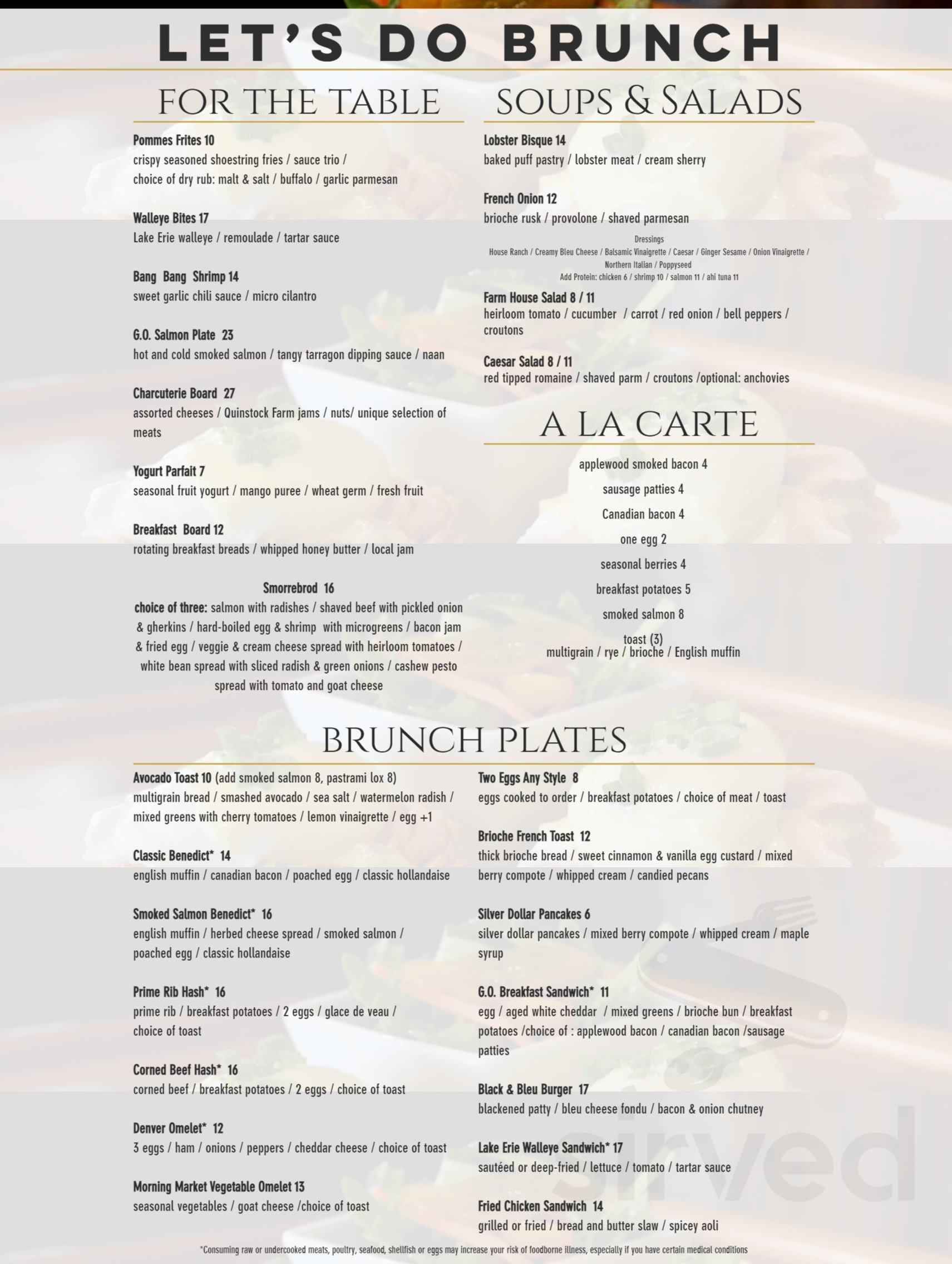 Gideon Owen Wine Company menus in Port Clinton, Ohio, United States