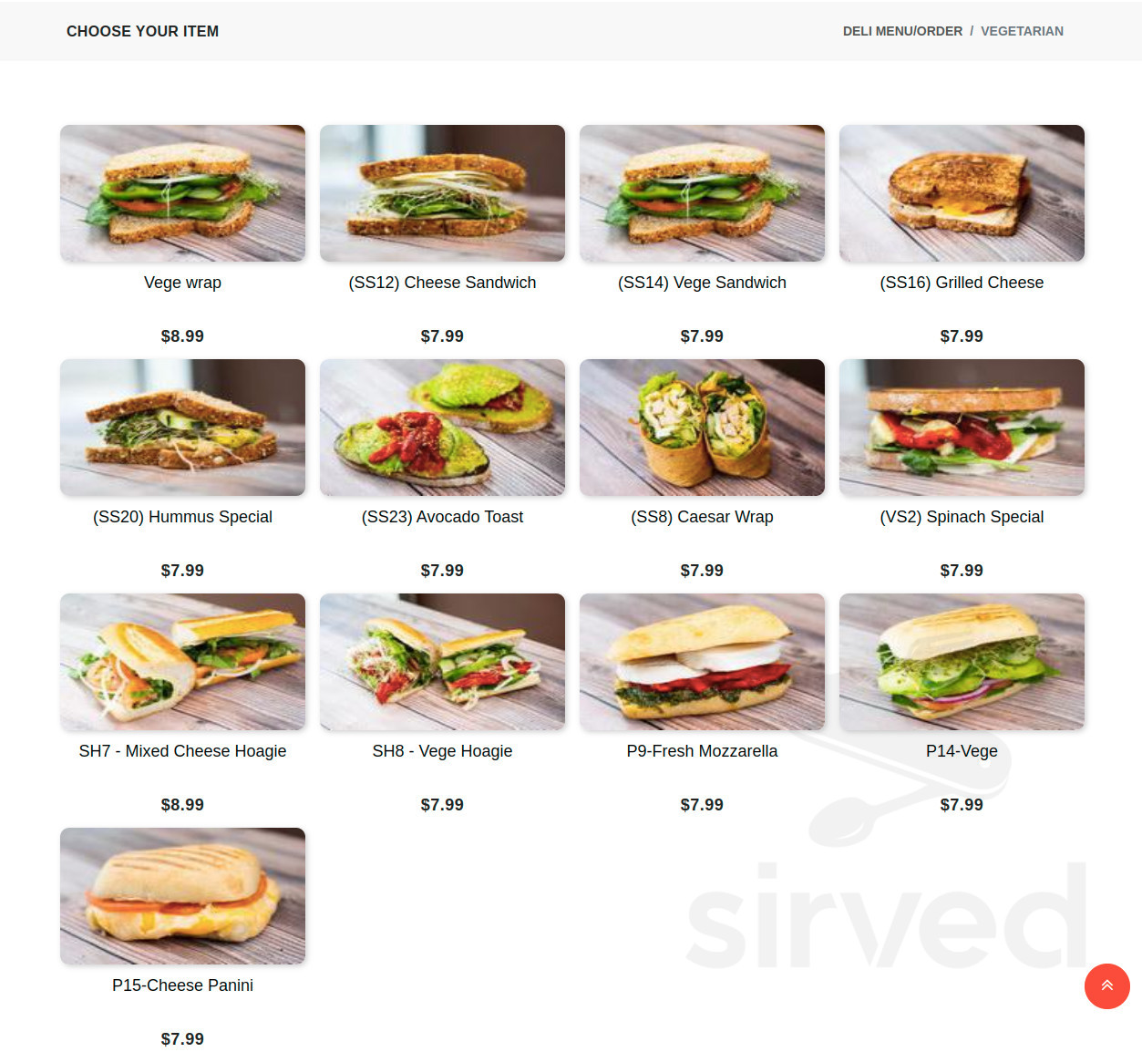 Old Nelson Food Co menu in Philadelphia, Pennsylvania, USA