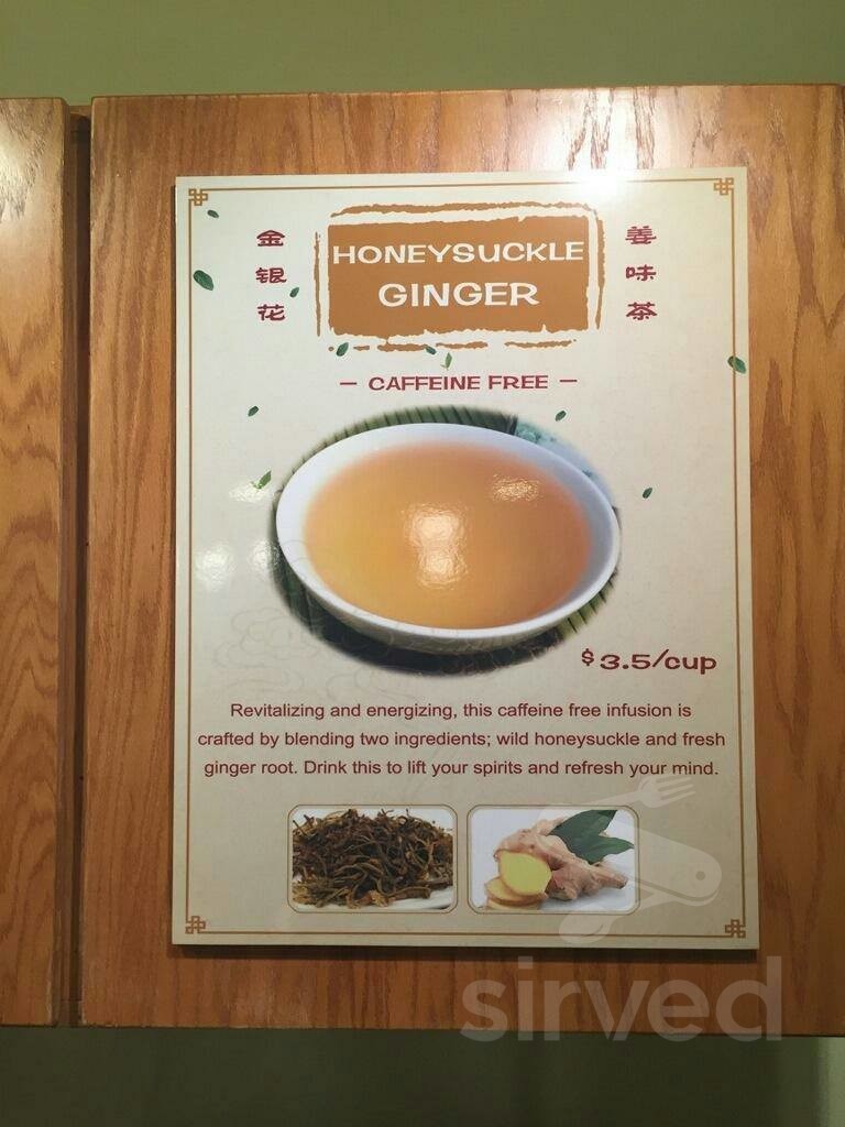 Menu for Shang Tea Co. in Kansas City, Missouri, United States