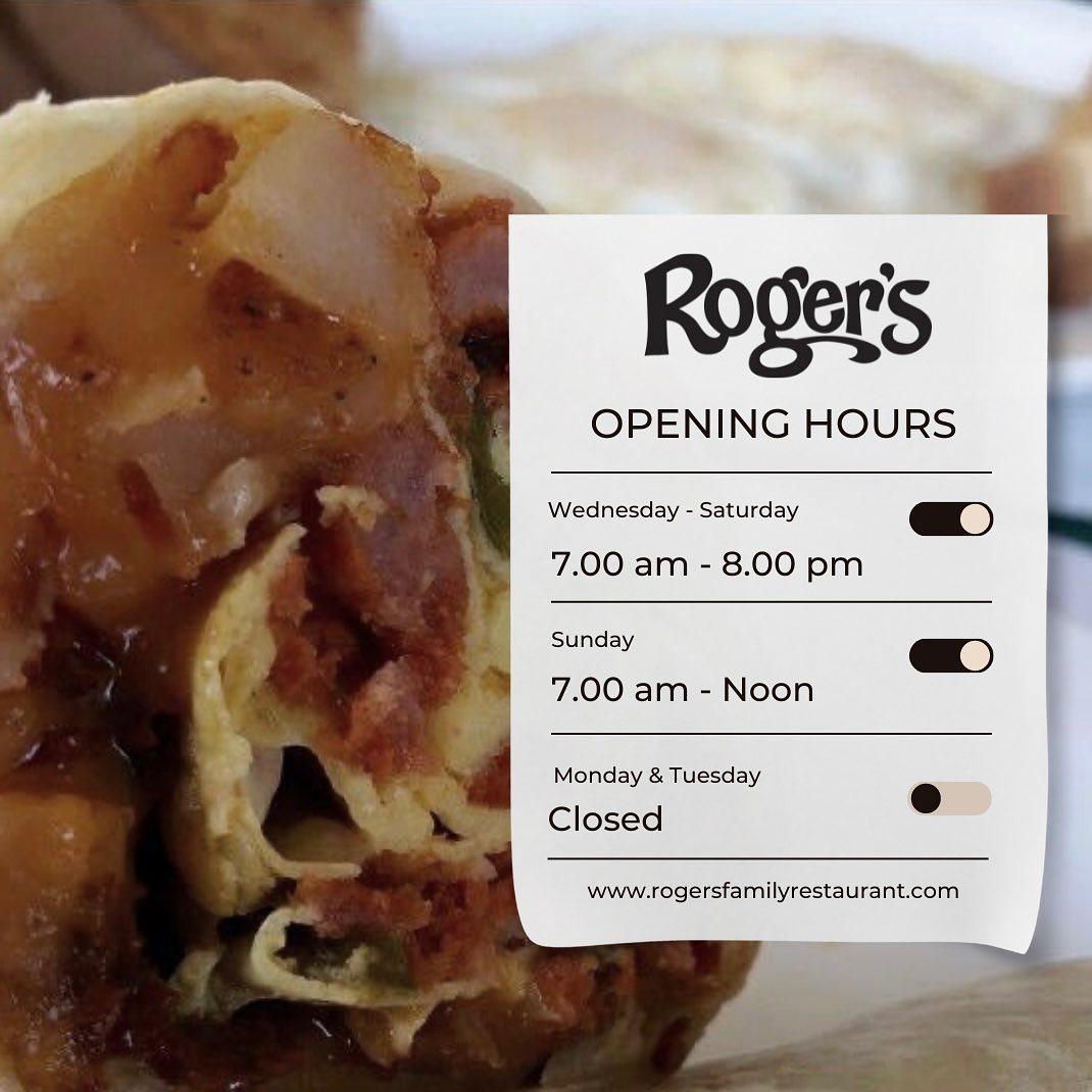 Roger's Family Restaurant menu in Somerset, Massachusetts, USA