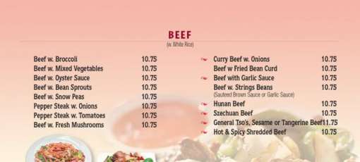Menu for Cheng Square in Middlebury, CT | Sirved