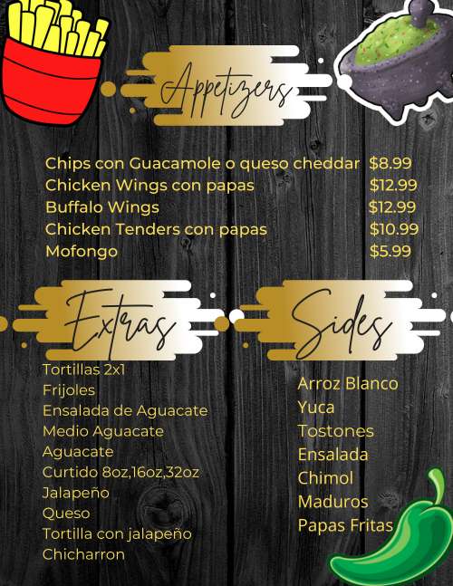 Armando's menu in Bergenfield, New Jersey, USA