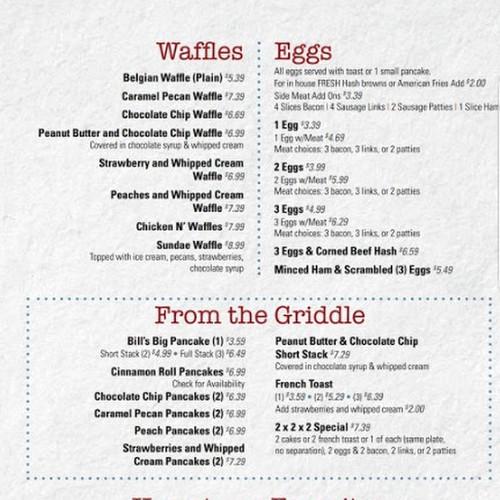 Wilton Cafe menu in Wilton, Iowa, USA