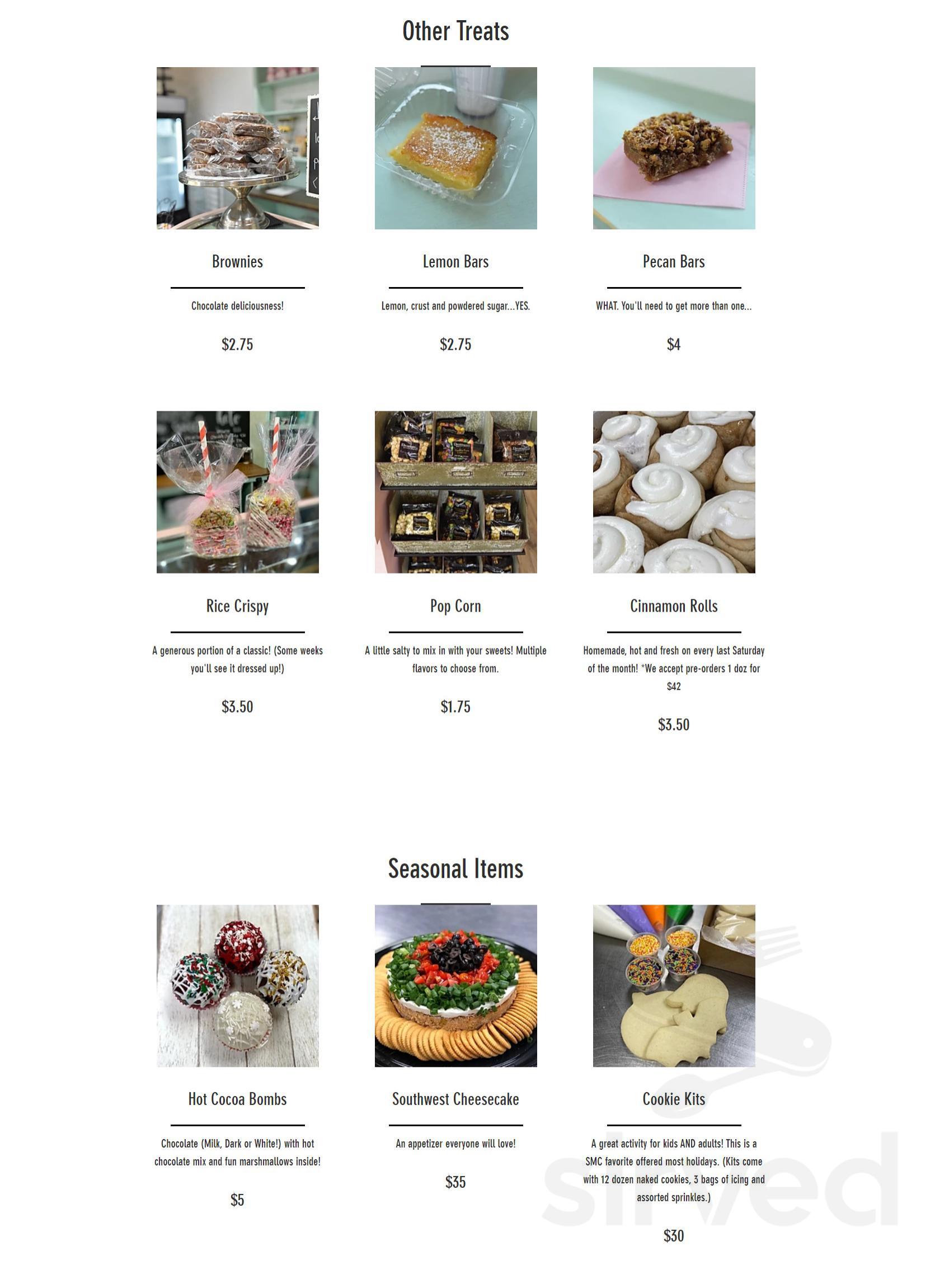 Sugar Mama Cookies menu in Marble Falls, Texas, USA