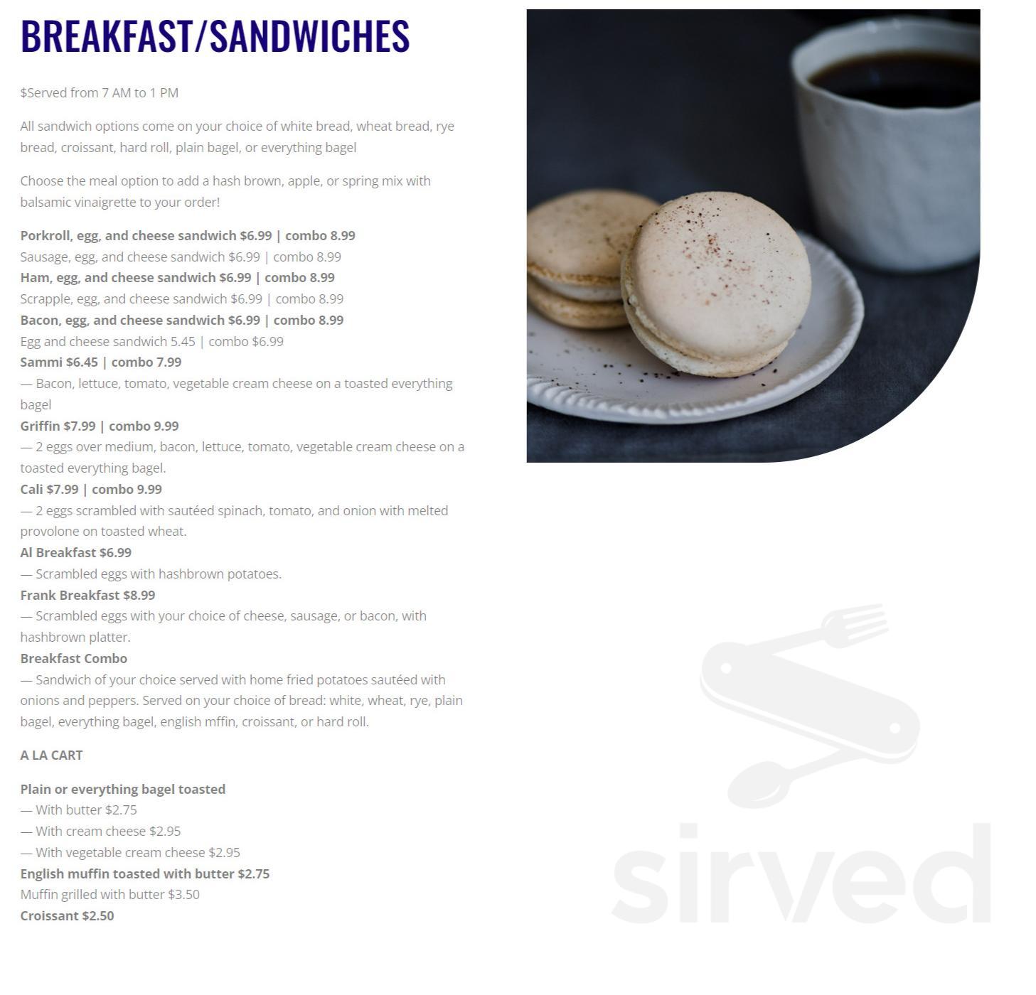 Newberry Café & Bakery menu in Bel Air, Maryland, USA