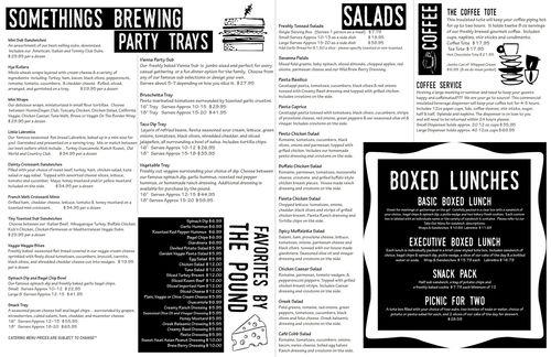 Somethings Brewing menu in Grayslake, Illinois, USA