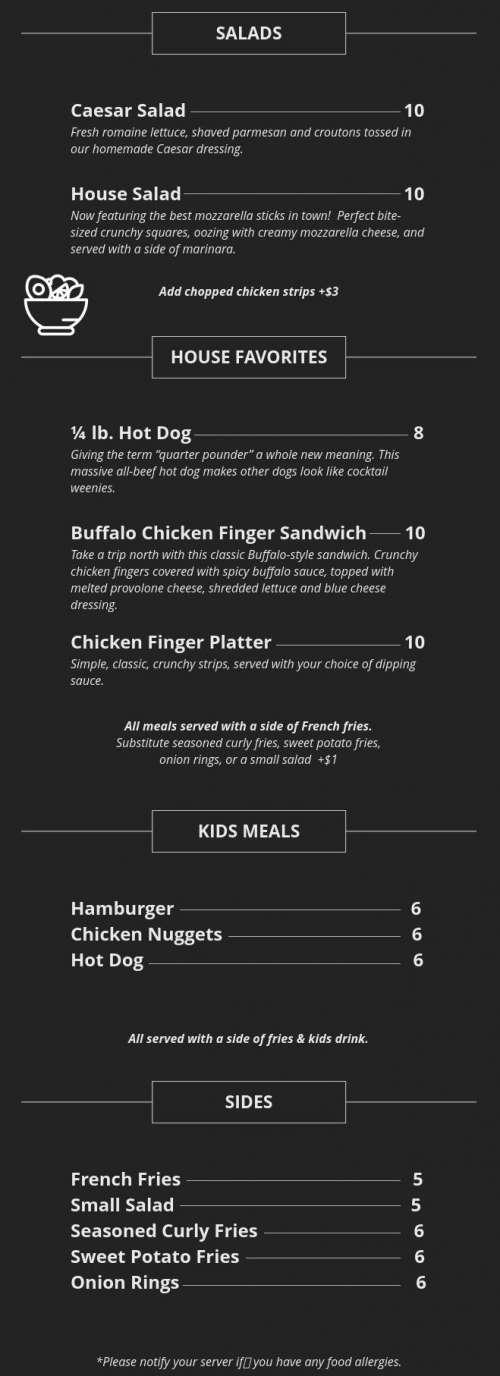 Broadway Grill & Tavern menu in Irvington, New York, USA