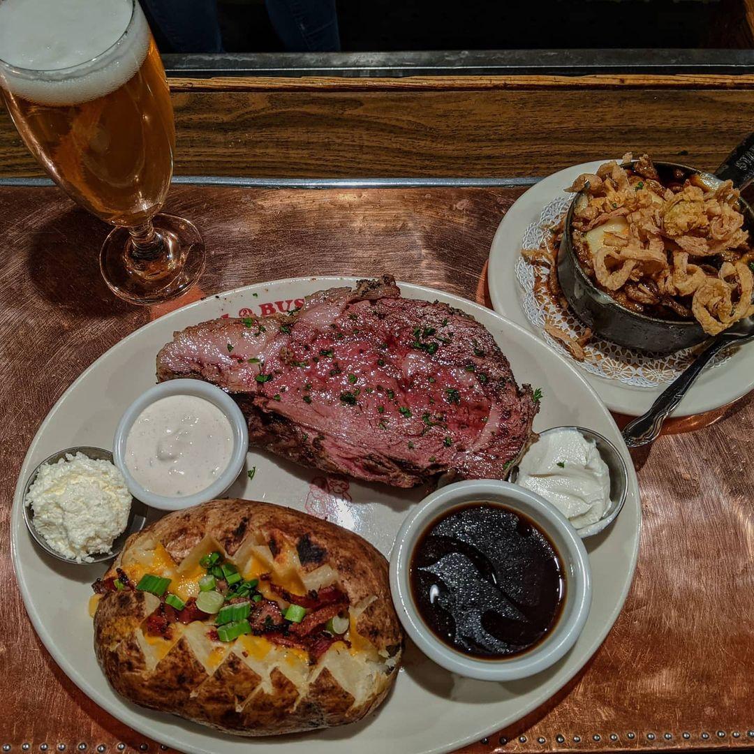 Bull & Bush Brewery menu in Denver, Colorado, USA