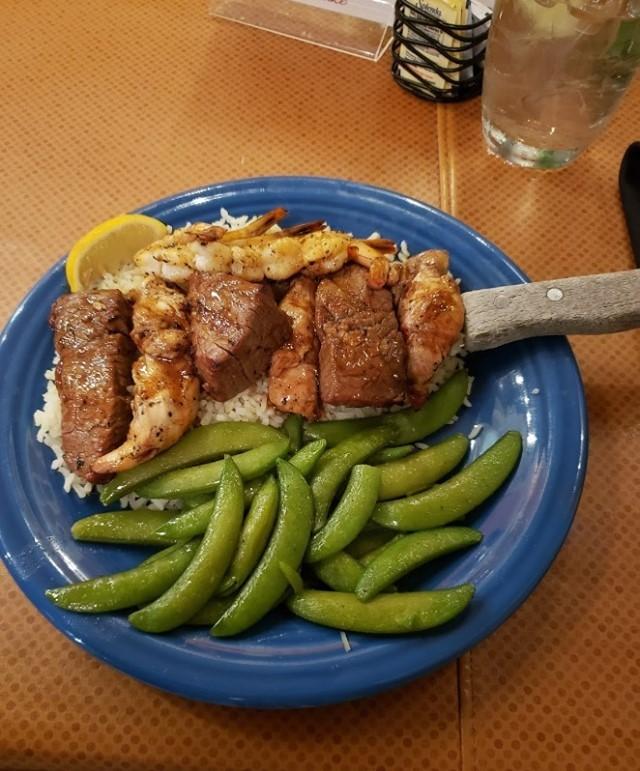 Red Bone Alley menu in Florence, South Carolina, USA