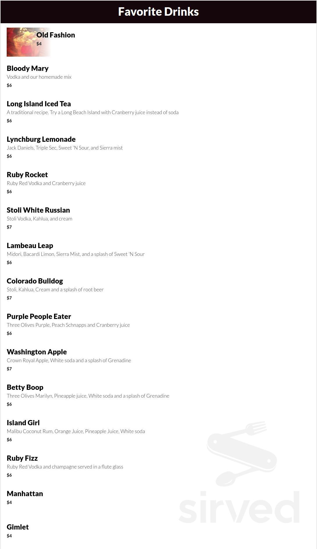 Menu - Mukwonago WI's Badger Burger Company Mukwonago | Sirved