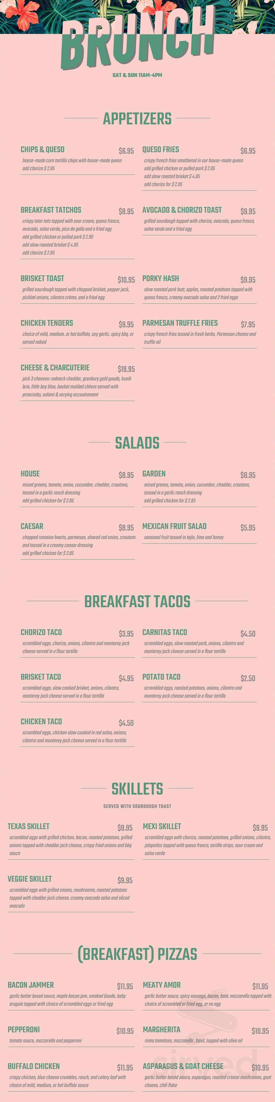 Present Company menus in Houston, Texas, United States