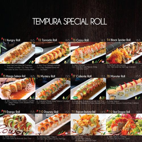 Tokyo Garden menu in Downey, California, USA