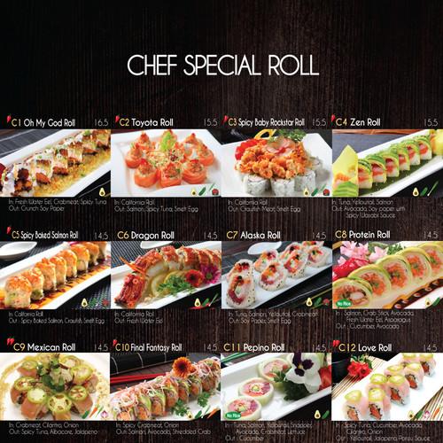 Tokyo Garden menu in Downey, California, USA