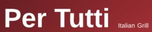 Menu for Per Tutti in Jamesburg, NJ | Sirved
