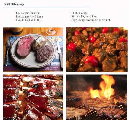 The Nordic menu in Charlestown, Rhode Island, USA
