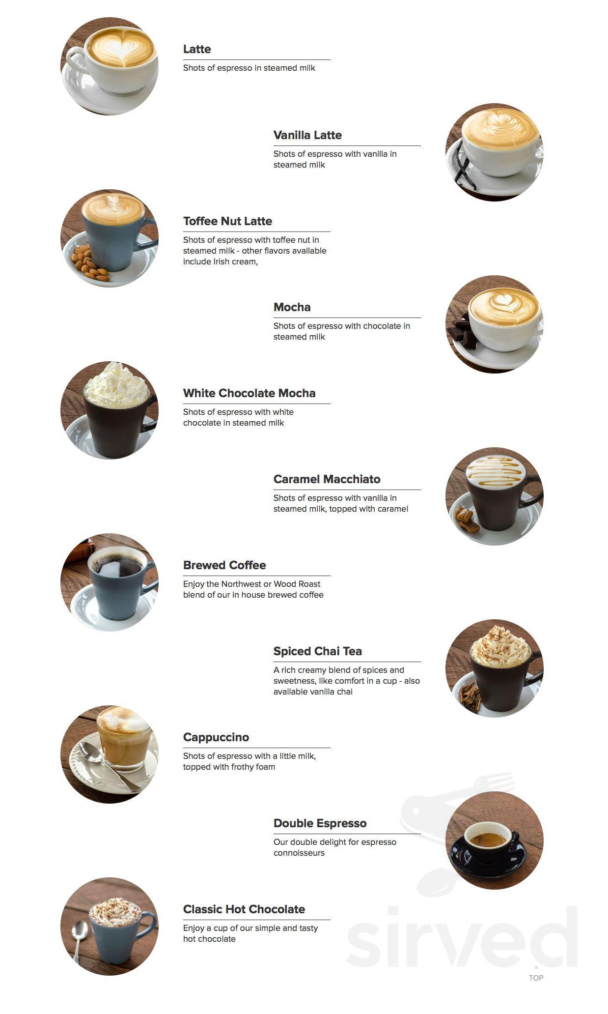 Fiddlers Coffee menus in Centralia, Washington, United States