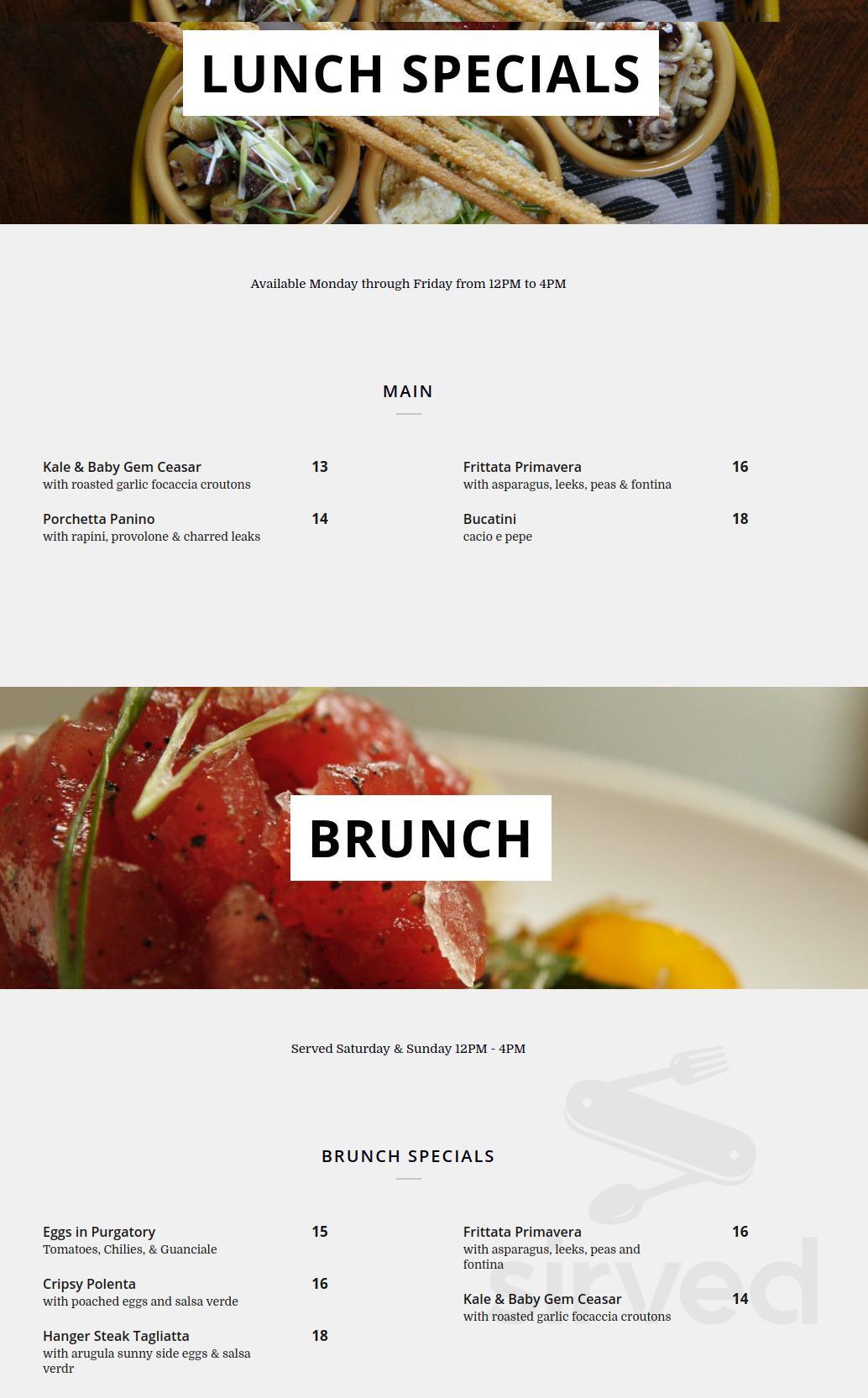 Tarry Lodge menu in Port Chester, New York, USA