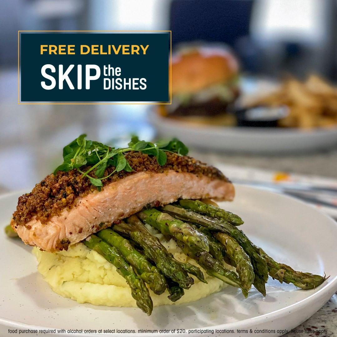 State & Main menu in Calgary, Alberta, Canada