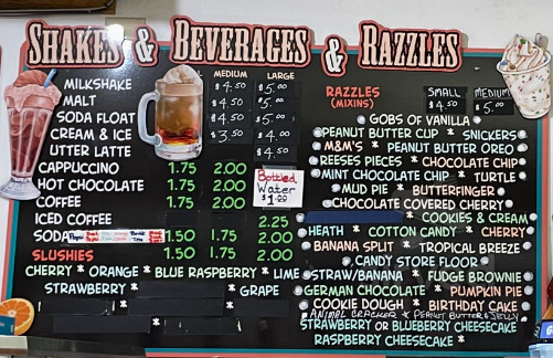 Ligonier Creamery menu in Ligonier, Pennsylvania, USA