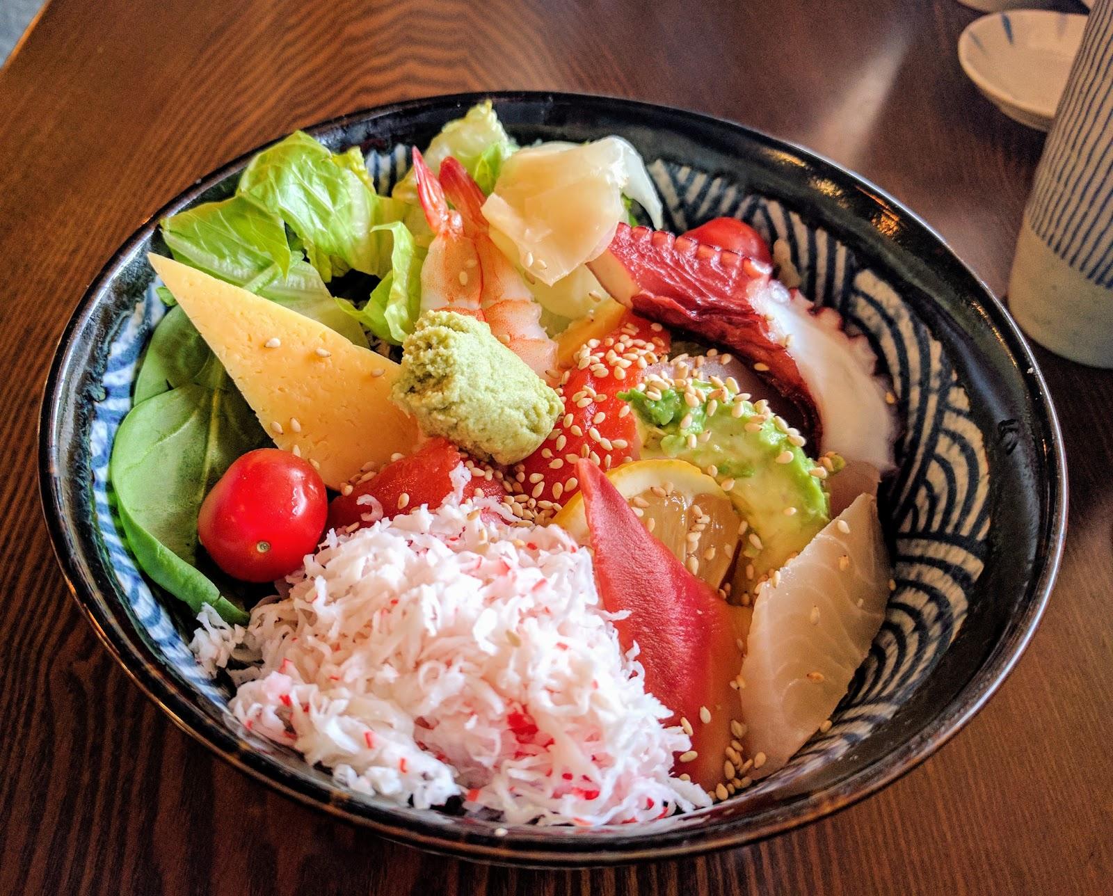 Hara Sushi menu in Sooke, British Columbia, Canada