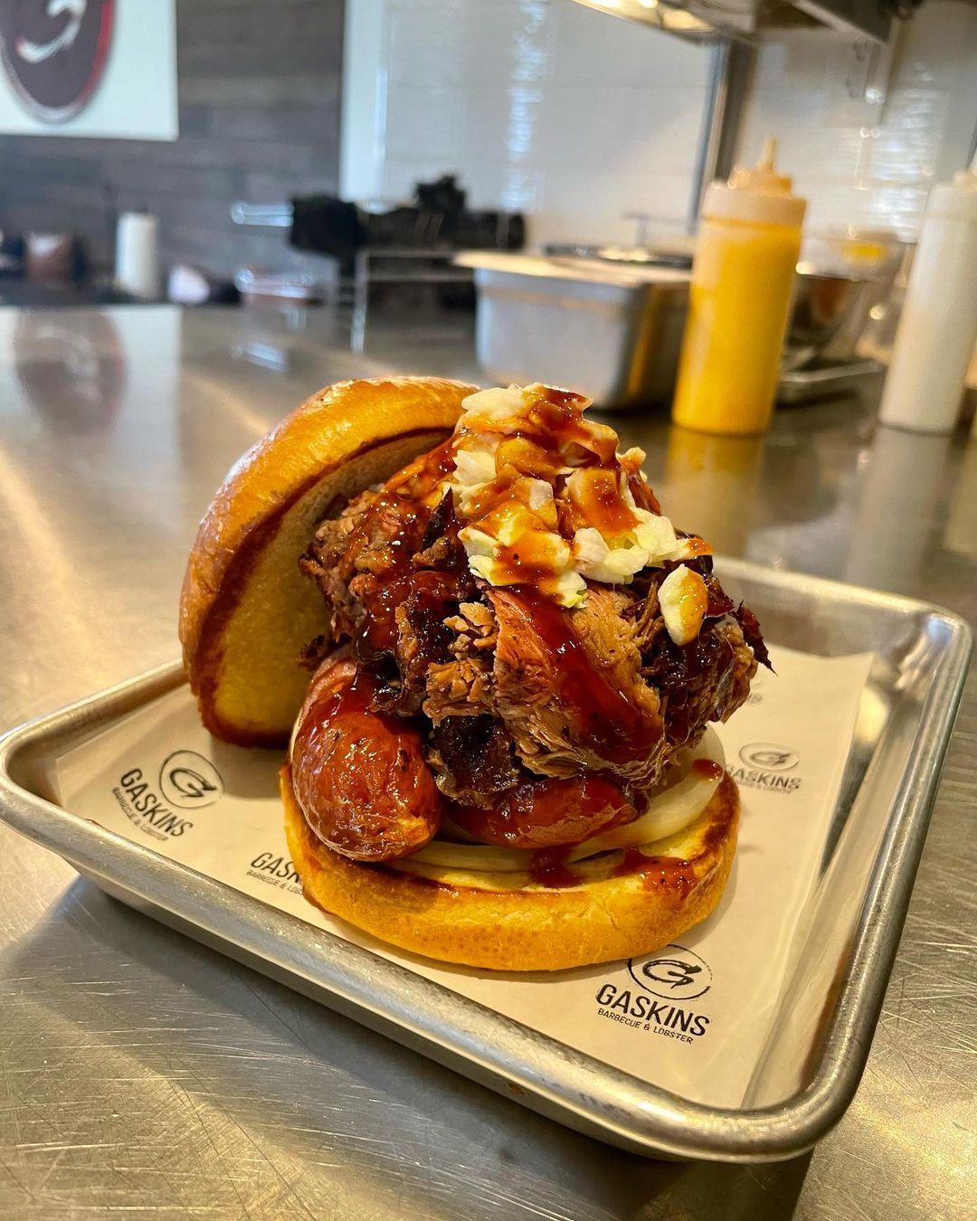 Gaskins Barbecue and Lobster menu in Lakeland, Florida, USA