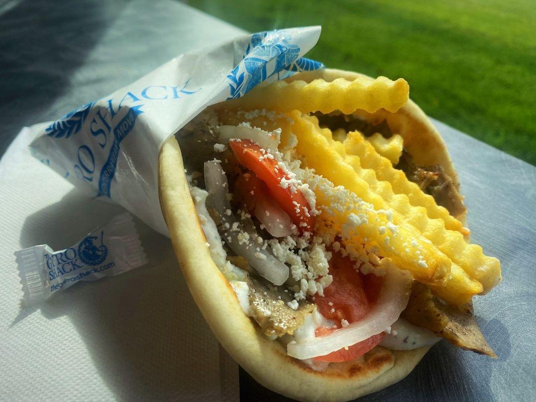 Gyro Shack menu in Tucson, Arizona, USA