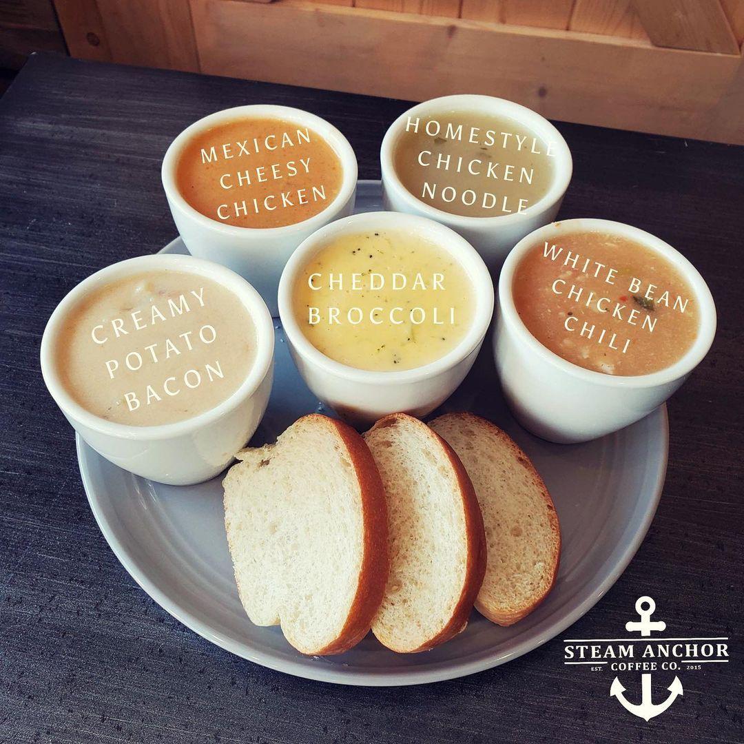 Steam Anchor Coffee & Cafe menus in Fulton, Illinois, United States