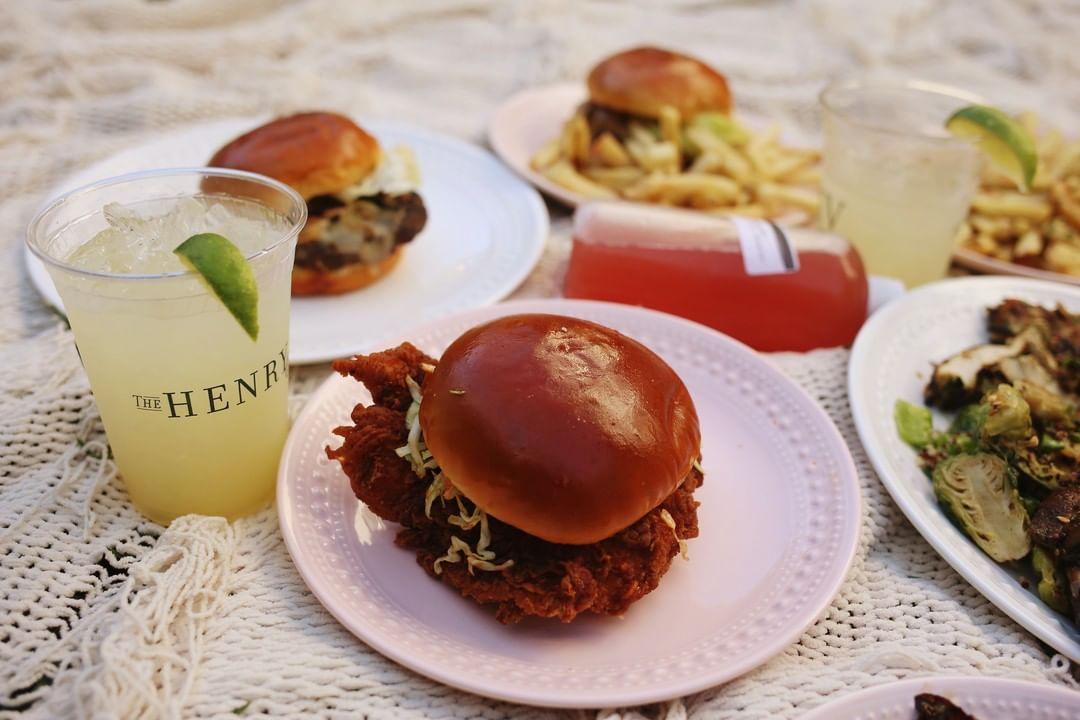The Henry menu in Miami, Florida, USA