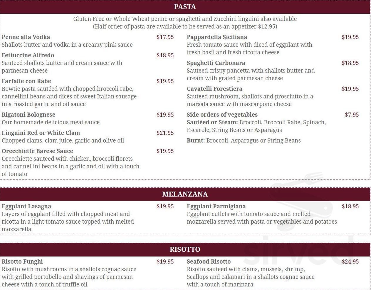 Casa di Fratelli menus in Westbury, New York, United States