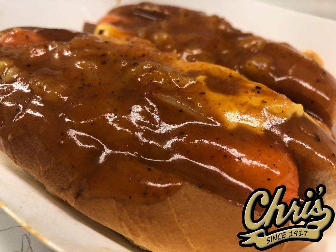 Chris' Famous Hotdogs menu in Montgomery, Alabama, USA