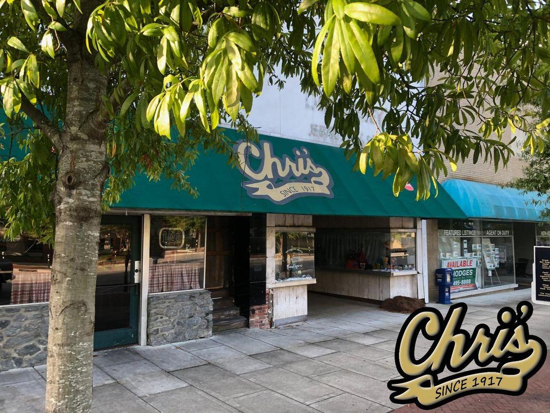 Chris' Famous Hotdogs menu in Montgomery, Alabama, USA