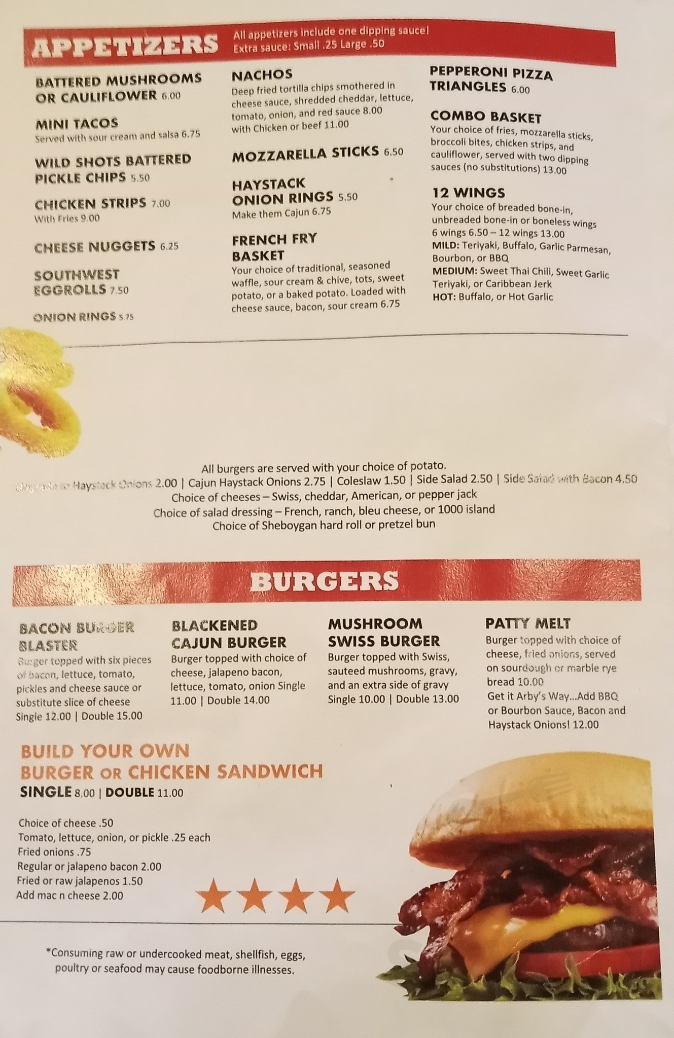 Wild Shots Pub menus in Plymouth, Wisconsin, United States