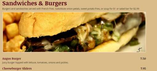 Menu for Angus Branch Steakhouse in Monett, MO | Sirved