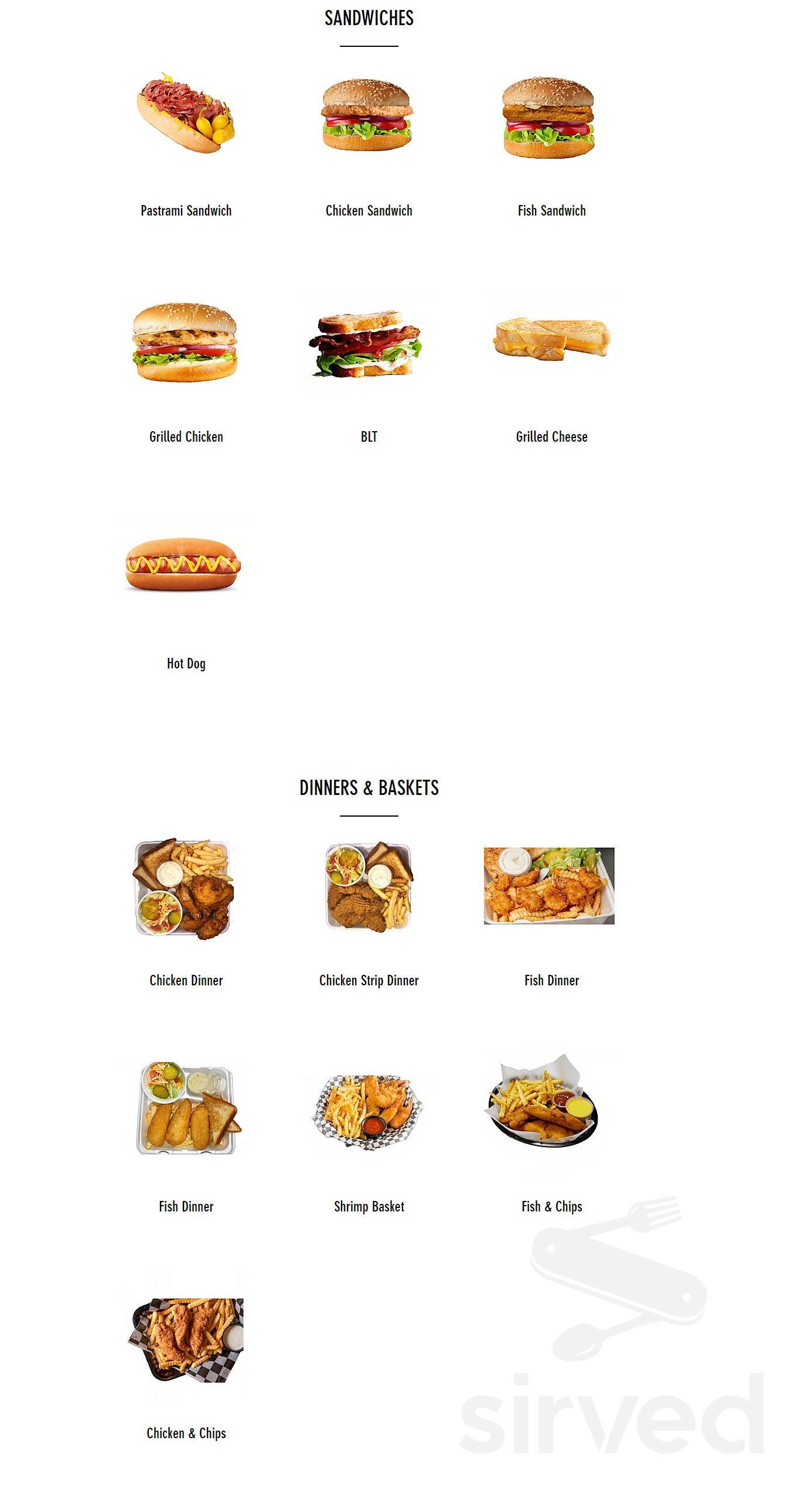 Super Burger Drive-In menu in Orange Cove, California, USA