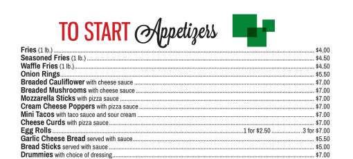 Menu for Snickers Pizza & Pub in Chisholm, MN | Sirved