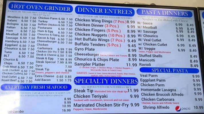Fall River House of Pizza menu in Fall River, Massachusetts, USA
