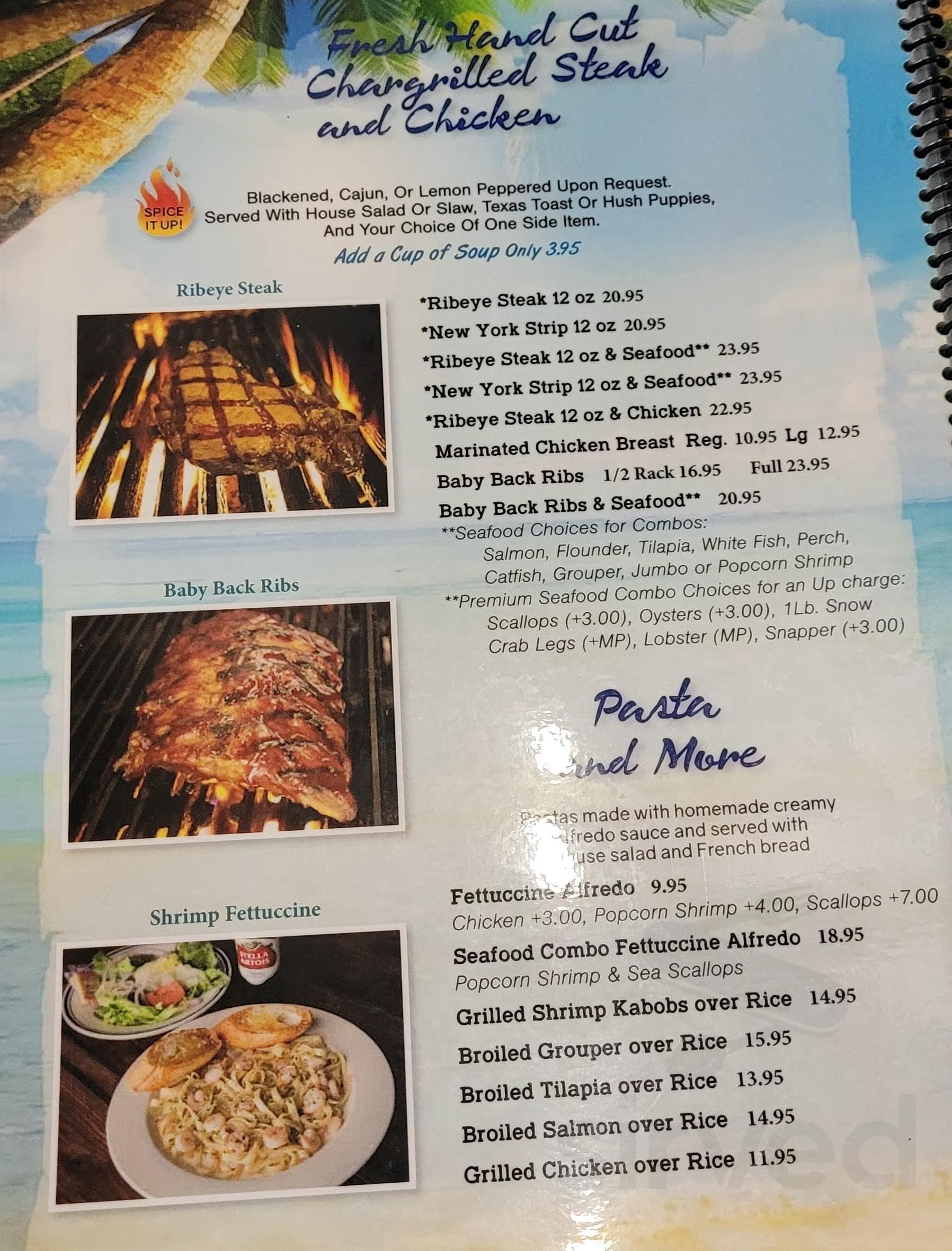 Seabreeze Seafood menu in Douglasville, Georgia, USA