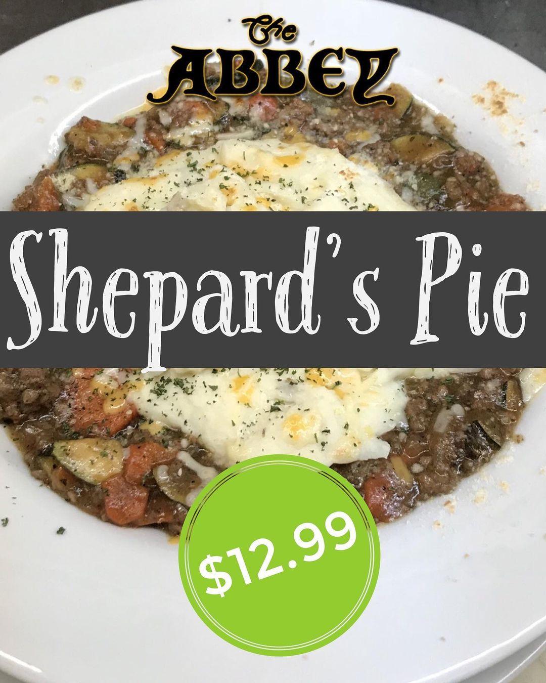 The Abbey menus in Quincy, Illinois, United States