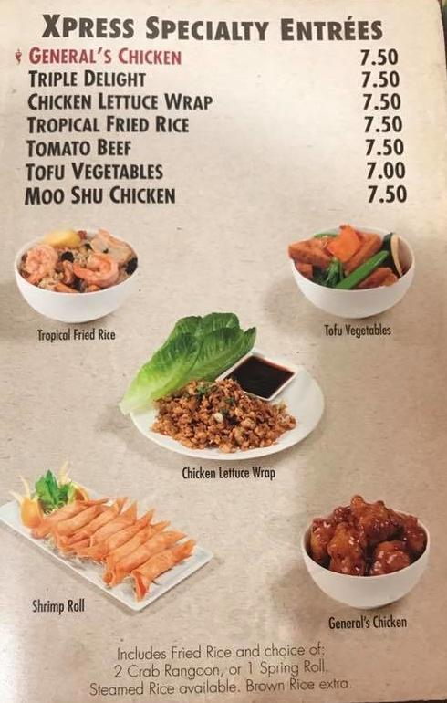 Master Wok Xpress menus in Lee's Summit, Missouri, United States