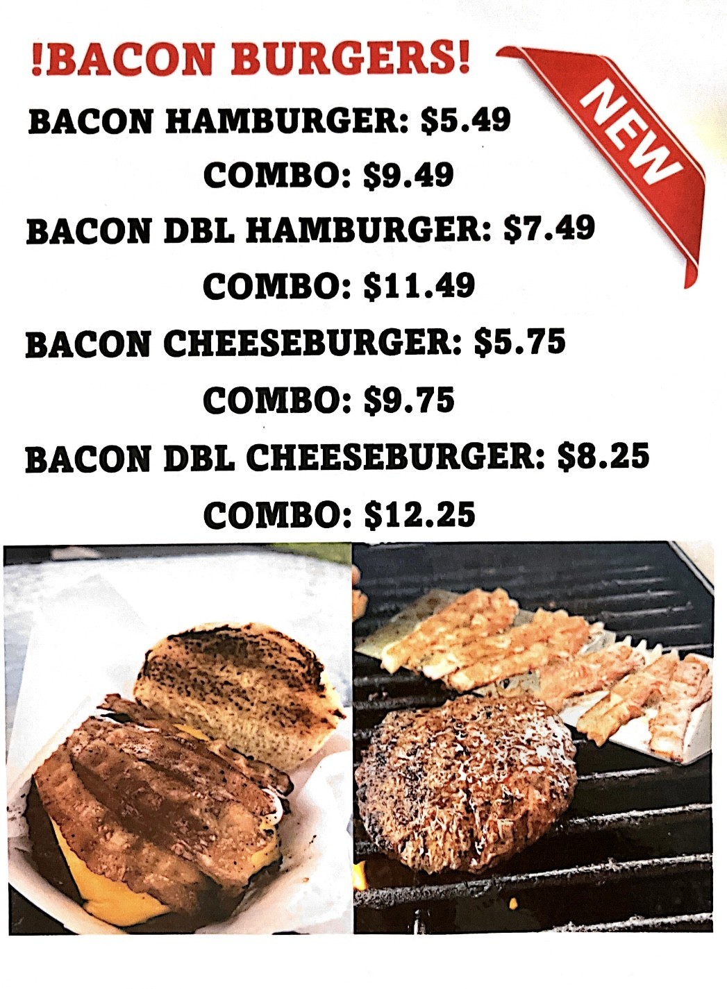 Menu - Cecil WI's Meat 'N Treat | Sirved
