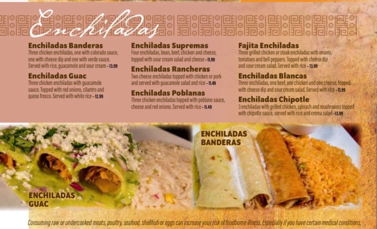 Gran Maya Mexican Grill menu in Virginia Beach, Virginia, USA