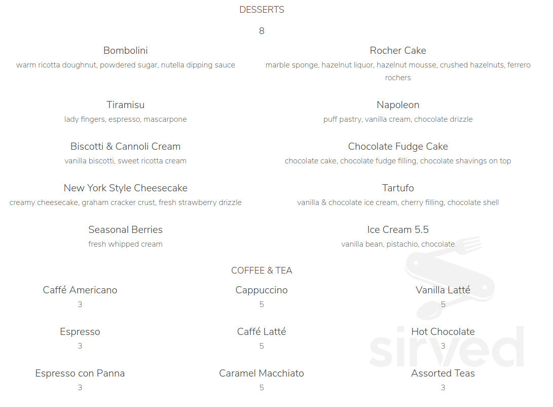 Matteo's of Huntington menu in Huntington Station, New York, USA