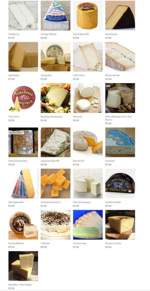 The Village Cheese Shop menu in Mattituck, New York, USA